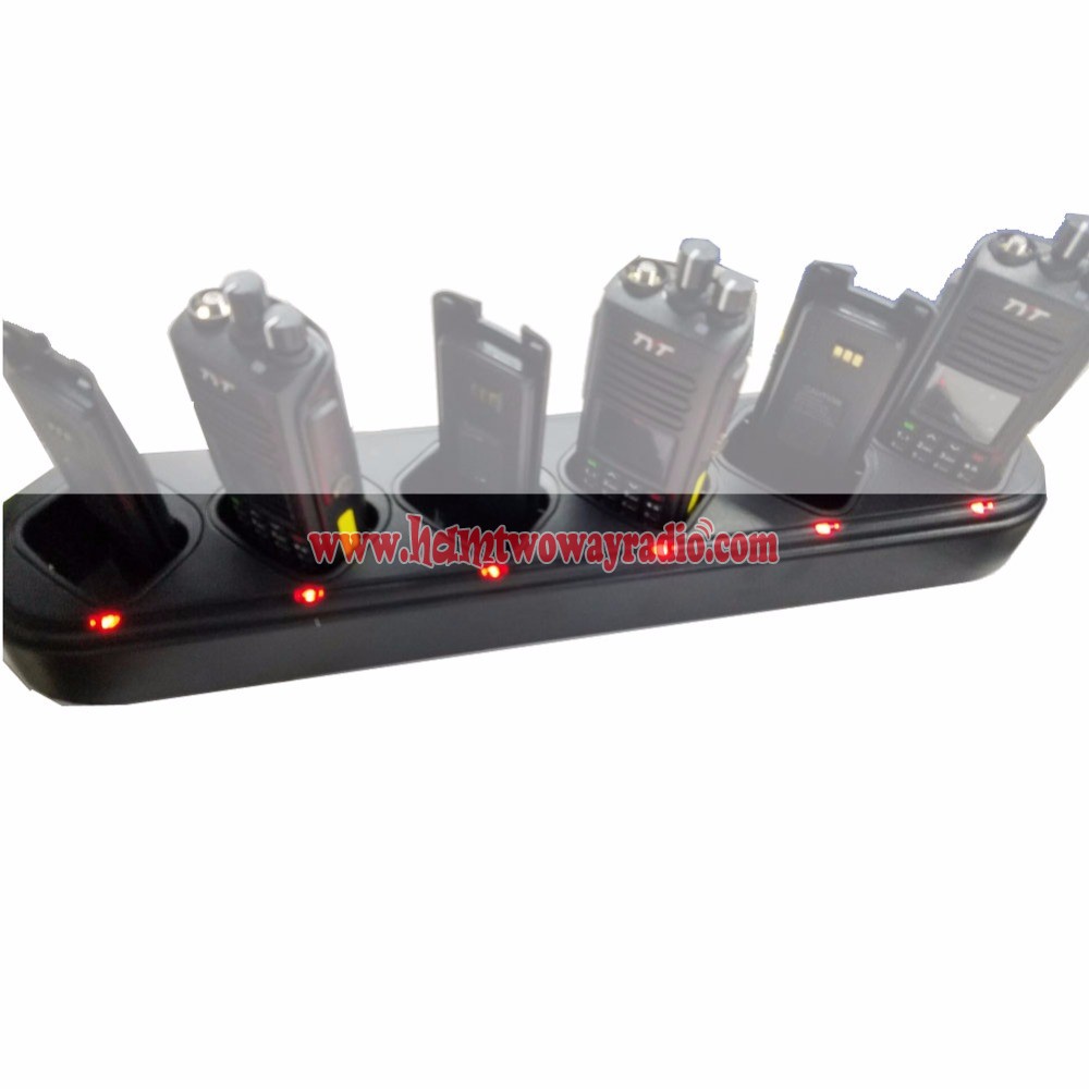 DMR Radio Tytera MD390 MD680 MD-398 Retevis RT82 TYT Six-way Charger