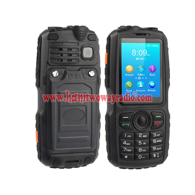3G Android Smartphone Zello Waterproof POC Walkie Talkie Enhanced GSM ...
