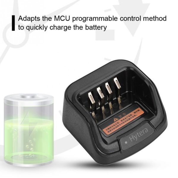 Smart MCU CH10A07 Rapid Charger 12V 850mAh for Hytera HYT Walkie Talkie ...