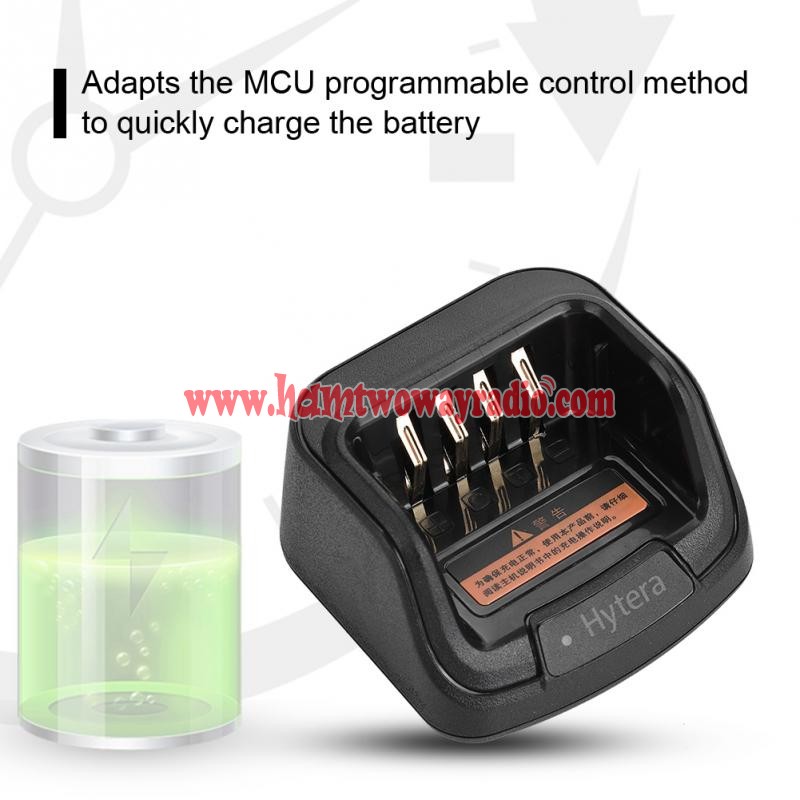 Smart MCU CH10A07 Rapid Charger 12V 850mAh for Hytera HYT Walkie Talkie ...