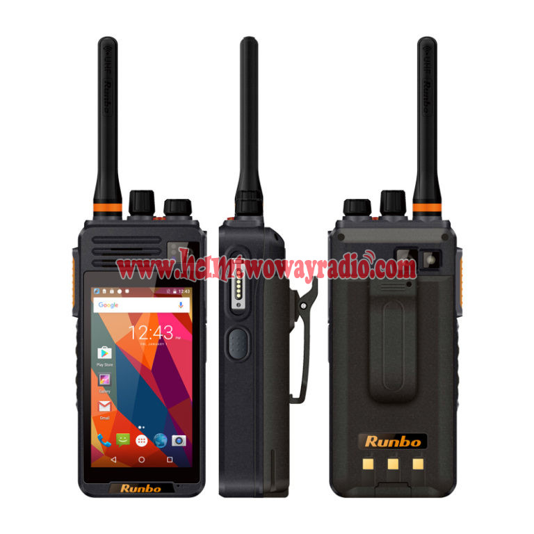Runbo K2 Waterproof 4G LTE Smartphone 4W DMR Walkie Talkie U/V 3750mAh ...