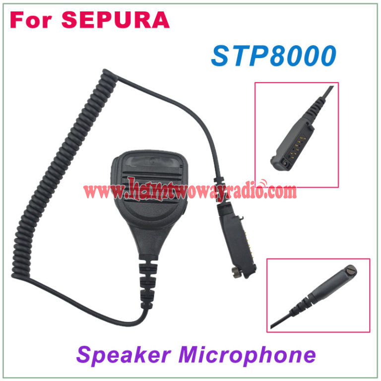 IP54 Waterproof Handheld Shoulder Remote Speaker PTT Mic Microphone For ...