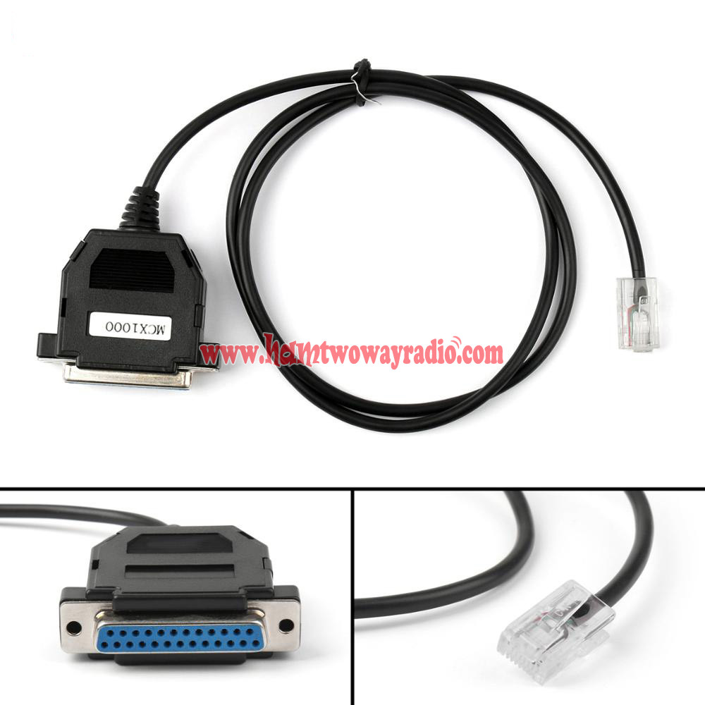 Motorola Radio MCX1000 MCX600 etc Accessories RIB Programming Cable 25 ...