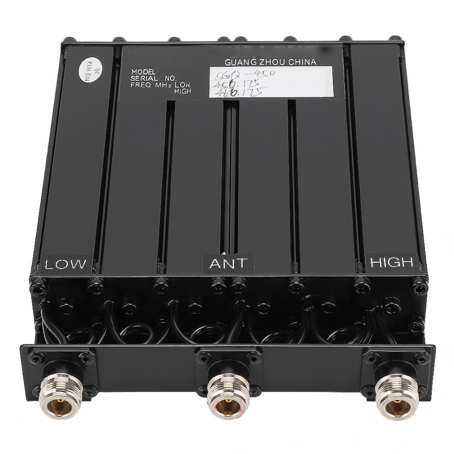 25W UHF 6 Cavity Duplexer for Radio Repeater SGQ-450 Type (TX: 456.175 ...
