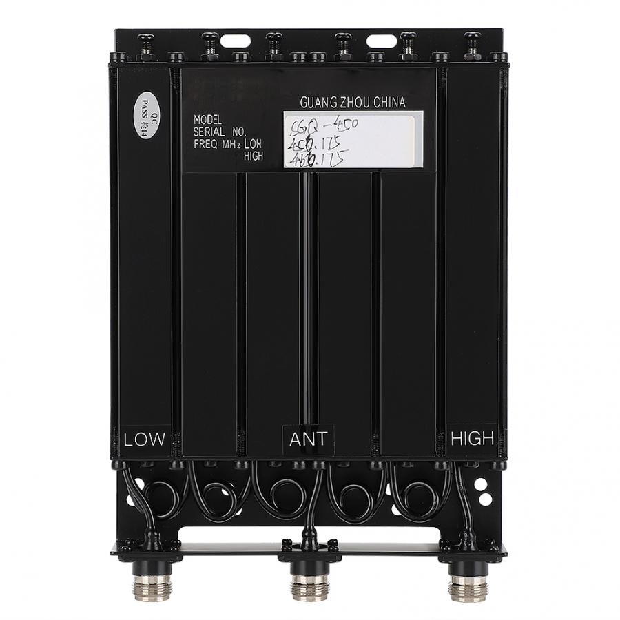 25W UHF 6 Cavity Duplexer for Radio Repeater SGQ-450 Type (TX: 456.175 ...