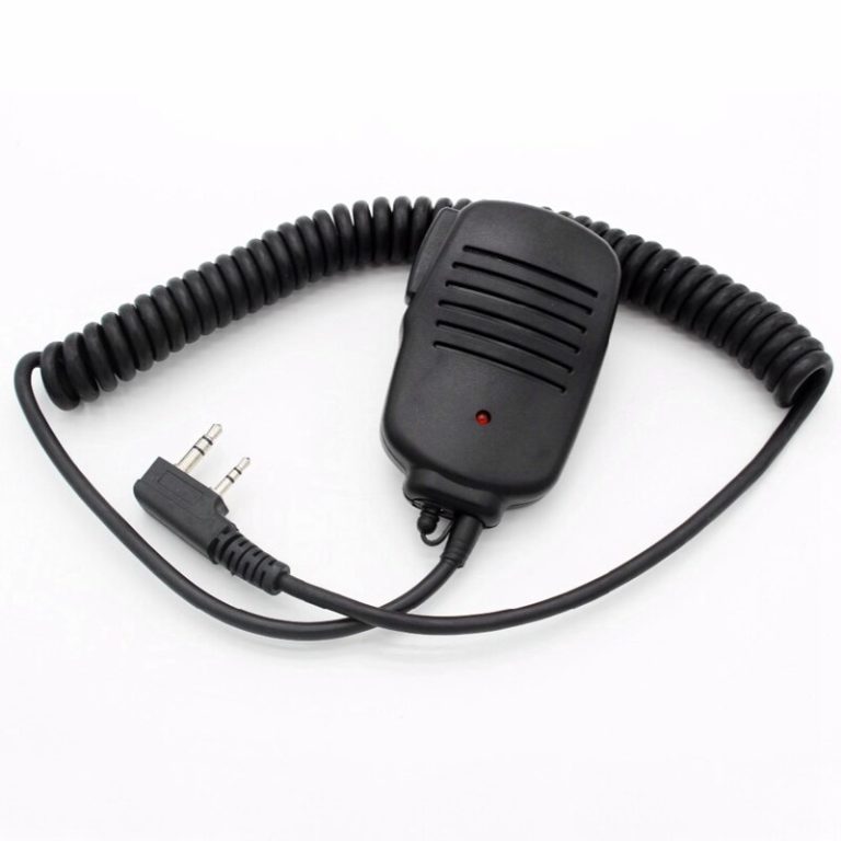 Kenwood 2-pin K type Handheld Speaker Microphone - Two Way Radio