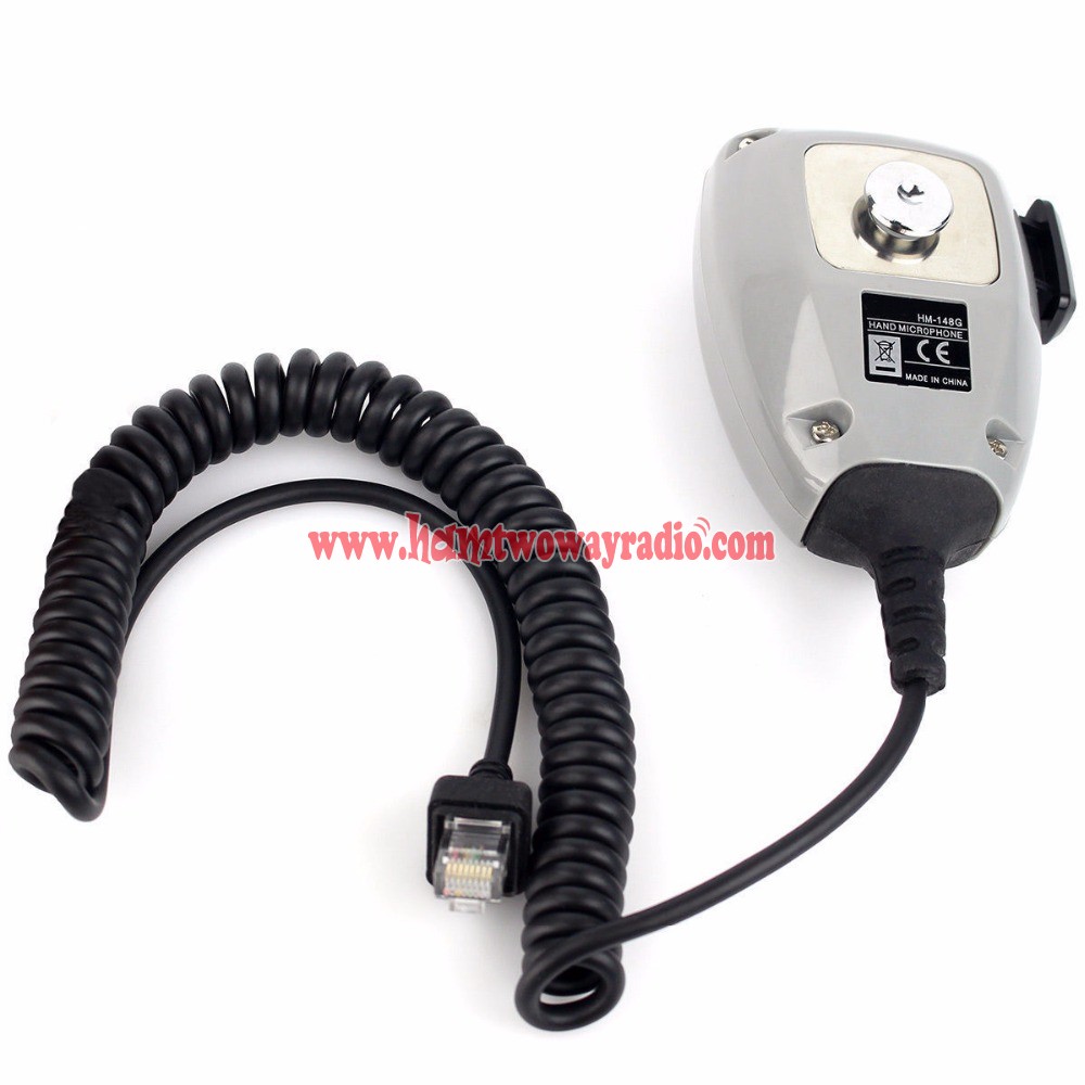 ICOM HM-148G Heavy Duty 6 Pin PTT Microphone for Mobile Radio IC-F6011 IC-F5011 IC-F1721 IC-F221 ...