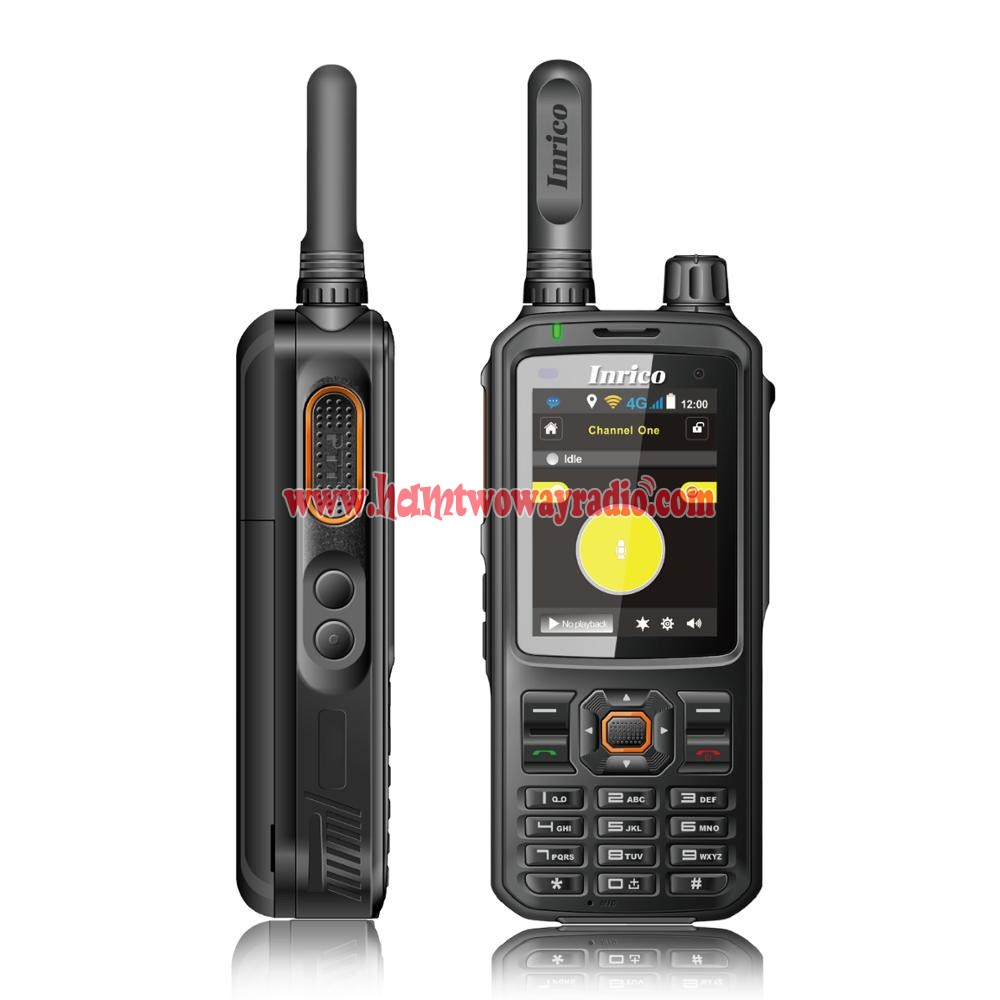 Inrico T368 4G LTE DMR UHF VHF Smartphone walkie talkie PTT POC Network ...