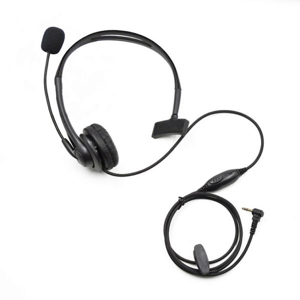 2.5mm 1 Pin Headset PTT Boom Microphone For Motorola Talkabout TLKR T80 ...