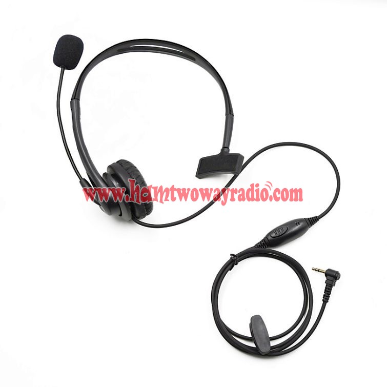 2.5mm 1 Pin Headset PTT Boom Microphone For Motorola Talkabout TLKR T80 ...