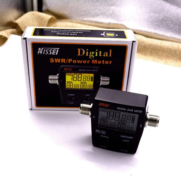 NISSEI RS-50 RS50 Digital SWR/Watt Meter Power Meter 125-525MHz 120W ...