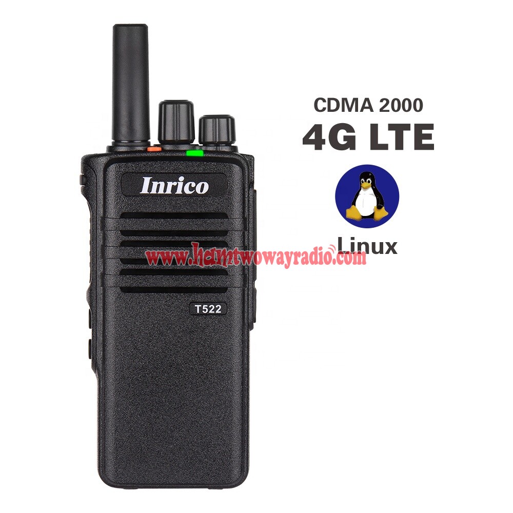 Professional Two way Radio Linux system Inrico T522 4G GPS PTT Walkie ...