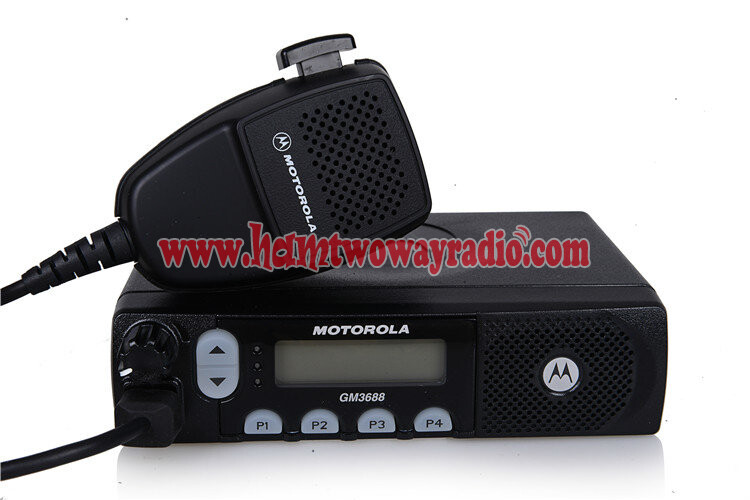 Motorola GM3688 Mobile Radio Long Range High Power Car Walkie Talkie