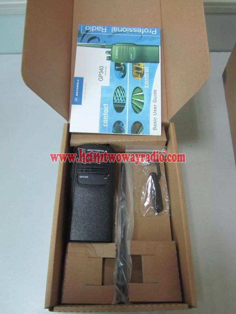 Shopping Online Motorola GP340 Two Way Radio 4W UHF/5W VHF Transceiver Interphone