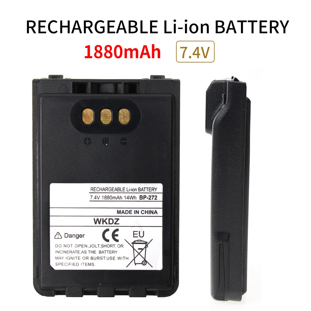 ICOM 1880mAh 7.4V BP272 Battery for IC-31A 31E 51A 51E ICOM Radio with ...