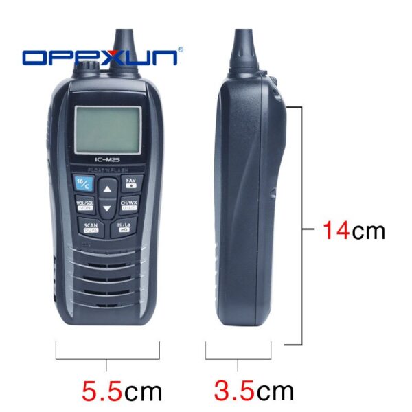 ICOM IC-M25 Shipboard VHF Scanner IPX7 Waterproof Floating Maritime ...