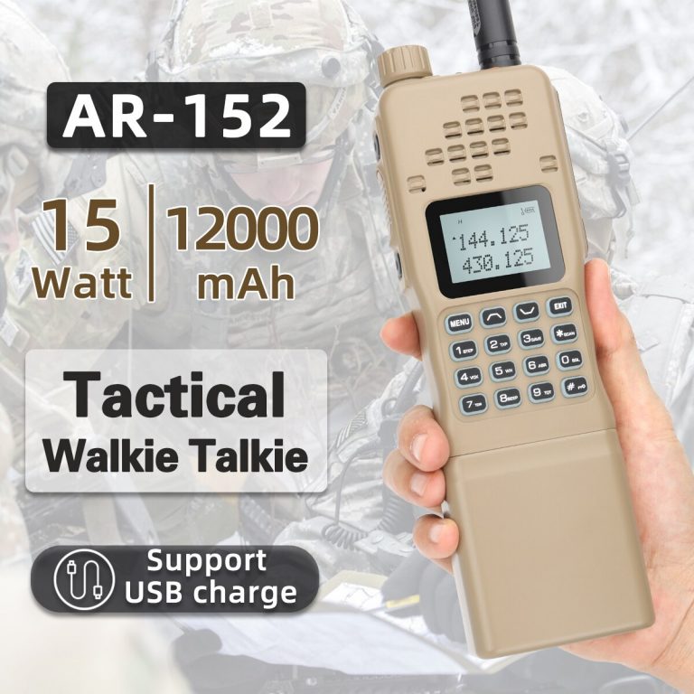 Baofeng AR-152 VHF UHF 15W Powerful Military Radio Tactial Walkie ...