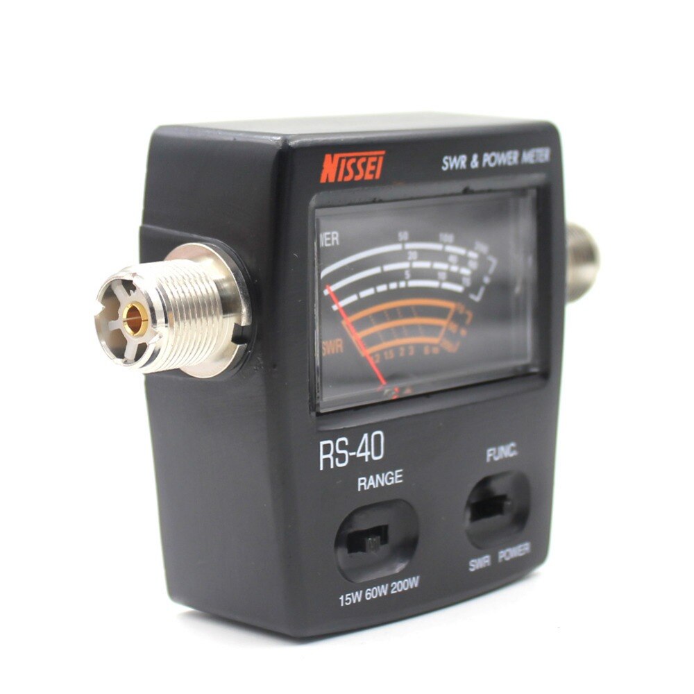 Nissei RS-40 Walkie Talkie SWR Power Meter for Two-Way Radio - Two Way ...