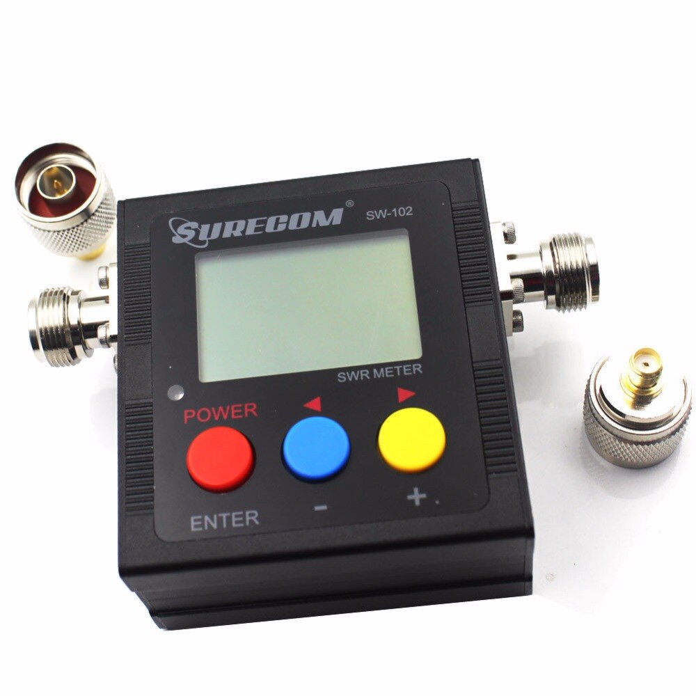 SURECOM SW-102 VHF UHF Power Meter 125-525Mhz Digital SWR Meter - Two ...