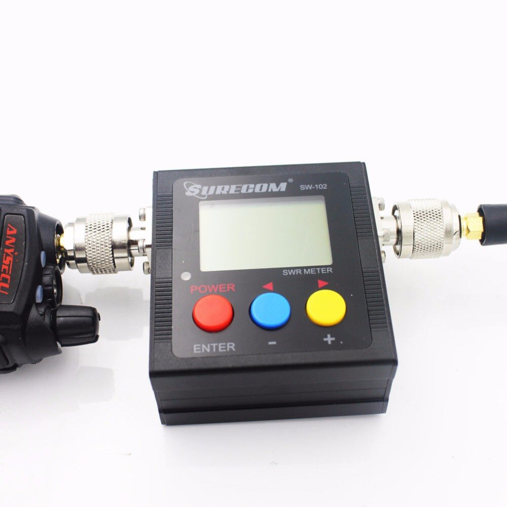SURECOM SW-102 VHF UHF Power Meter 125-525Mhz Digital SWR Meter - Two ...