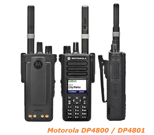 Motorola DP4800 MOTOTRBO DP4801 Digital Radios Handheld Walkie Talkie Portable Two Way Radio