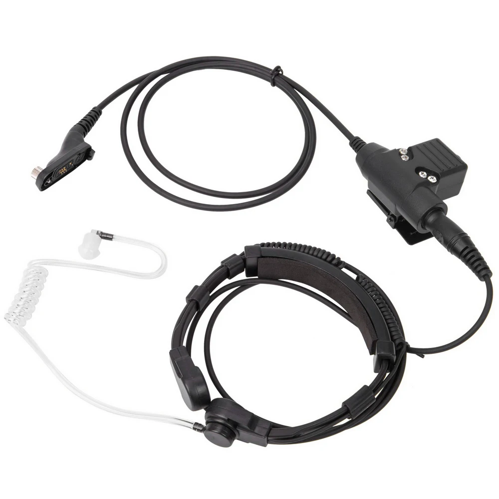 U94 PTT+7.1mm Hanging Neck Headset for MOTOROLA Xir P8268 DP4800 Two ...
